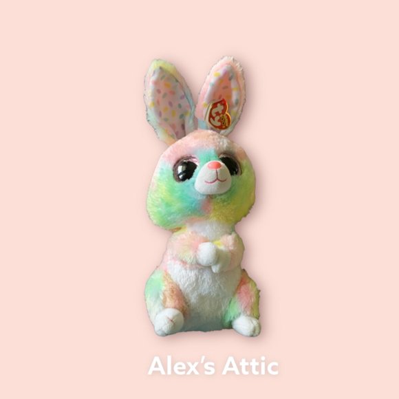 Ty | Toys | Ty Beanie Boos 27 Tie Dye Bubby Bunny Rabbit 12 Plush Easter Pre Owned | Poshmark